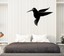 Vinyl Decal Wall Sticker Small Hummingbird Silhouette Flight Home Decor ...