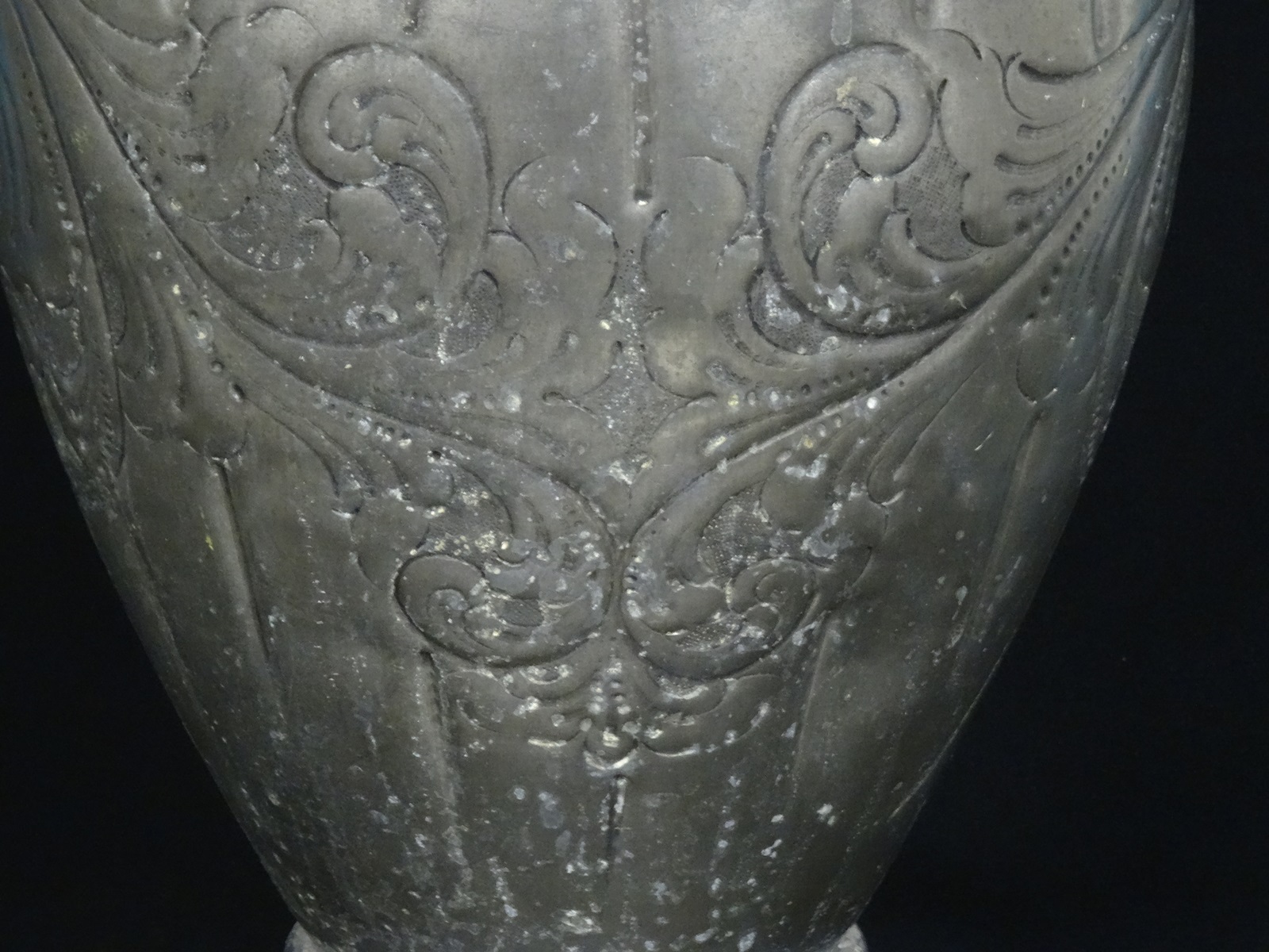 HUGE ANTIQUE ART NOUVEAU ITALIAN PELTRO 95 EWER UMBRELLA STAND w ...