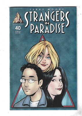 STRANGERS IN PARADISE #40 (NM) TERRY MOORE, ABSTRACT STUDIO, $3.95 ...