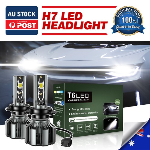 For SUBARU IMPREZA (05 - 2011) Kit Low Beam 2x H7 LED Headlight Globes ...