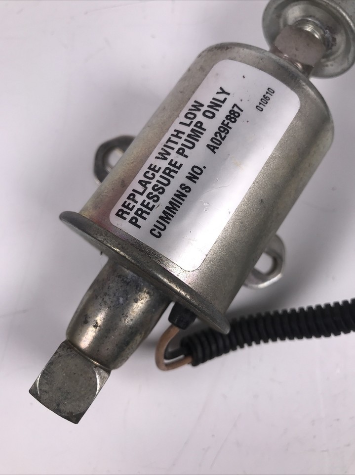 OEM Onan Fuel Pump A029F887 Genuine Cummins 010610 W/ Fuel Filter 149 ...