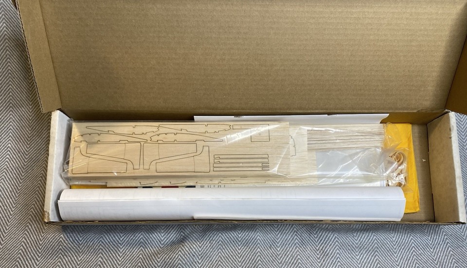 Herr Engineering Stearman PT-17 Balsa Wood RC Plane Kit | eBay