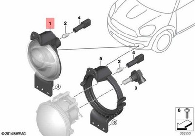 Genuine Mini Cooper JCW One R60 R61 ALL4 D 1.6 2.0 S Parking Light ...