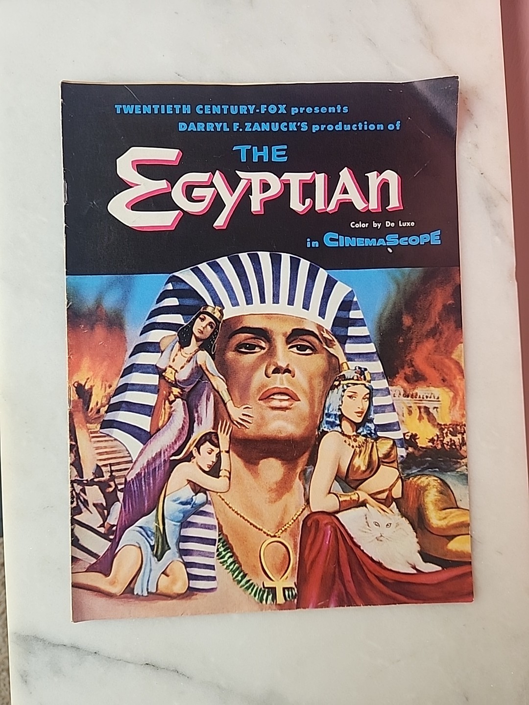 1954 The Egyptian Souvenir Program Booklet - 20th Century Fox CinemaScope Zanuck | eBay