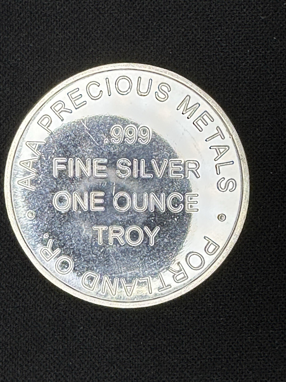 1 Troy oz .999 Fine Silver Beaver Round, Portland, Oregon AAA Precious ...