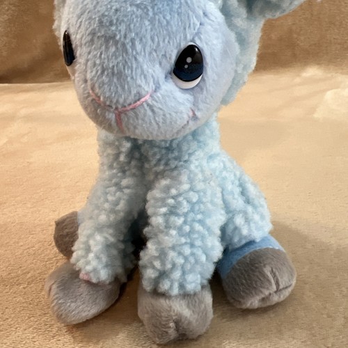 Vintage 1996 Precious Moments Pals : Blue Plush Lamb Stuffed Animal Toy ...