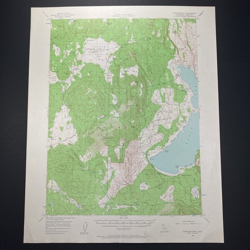 Antelope Mountain Eagle Lake CA Quadrangle 1956 Topo Map California ...