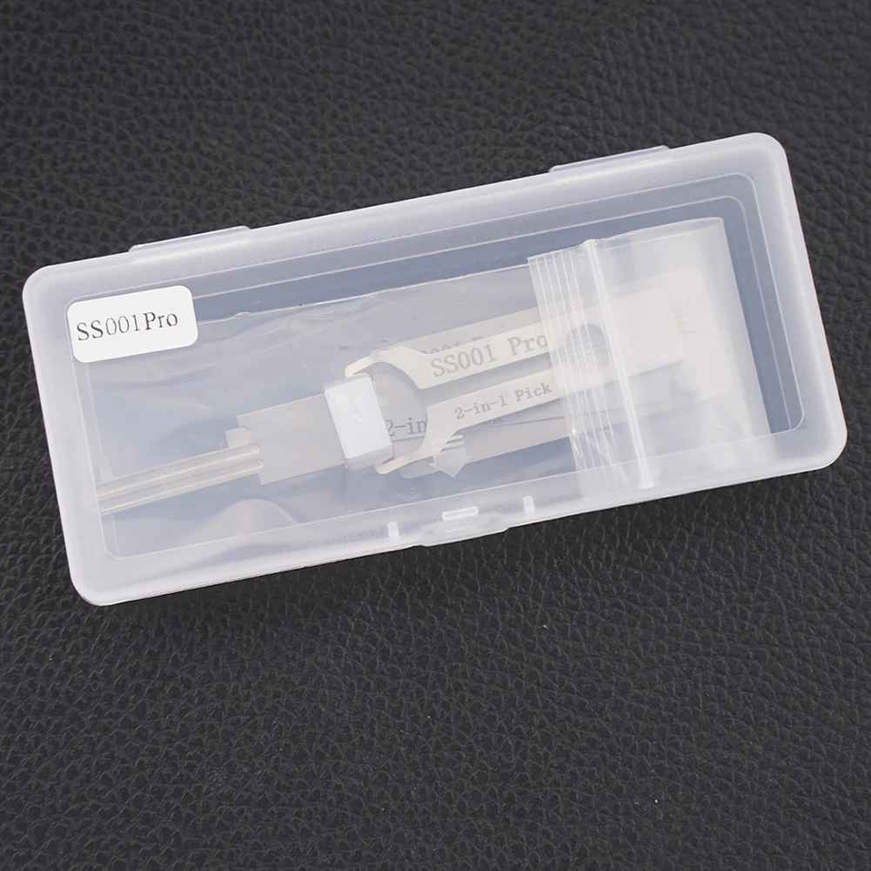 SS001 PRO 2-in-1 Stainless Steel master Key Decoder Portable Lock Tool ...