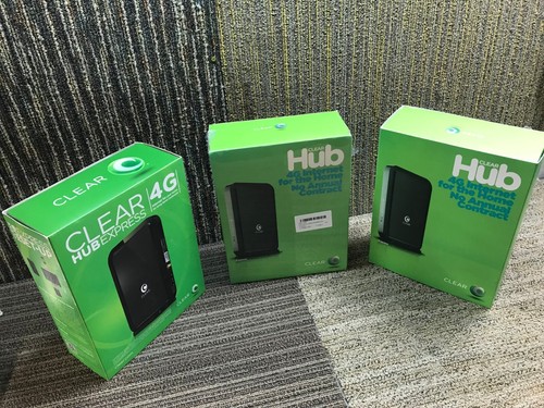 (LOT OF 3) CLEAR Hub Express 4G Modem, Internet for the Home, Wireless ...