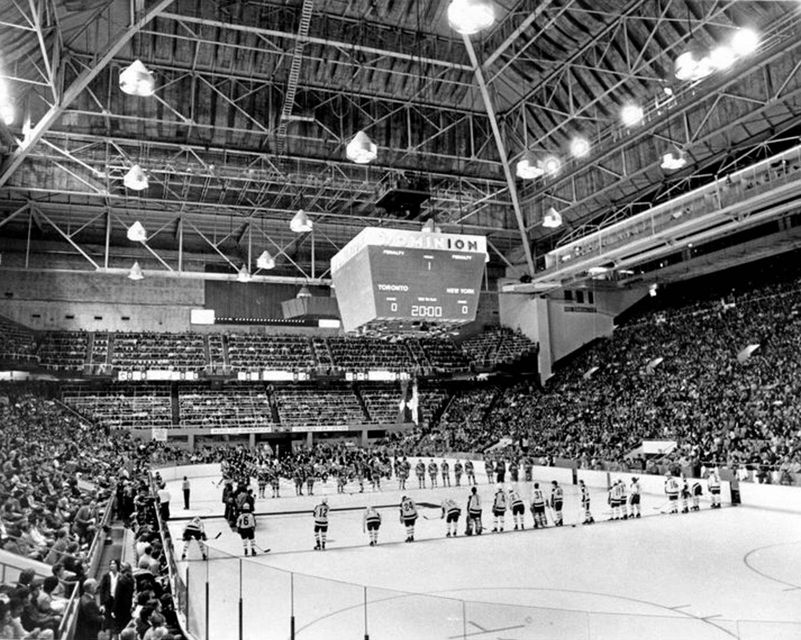 Toronto Maple Leaf Gardens Interior, 8x10 B&W Photo | eBay