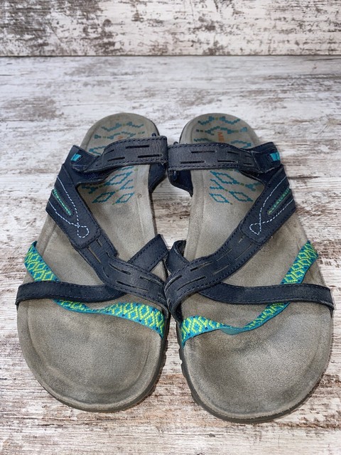MINT Merrell Terran Weave II Womens Size 7 Sandals Blue/green J54824 ...