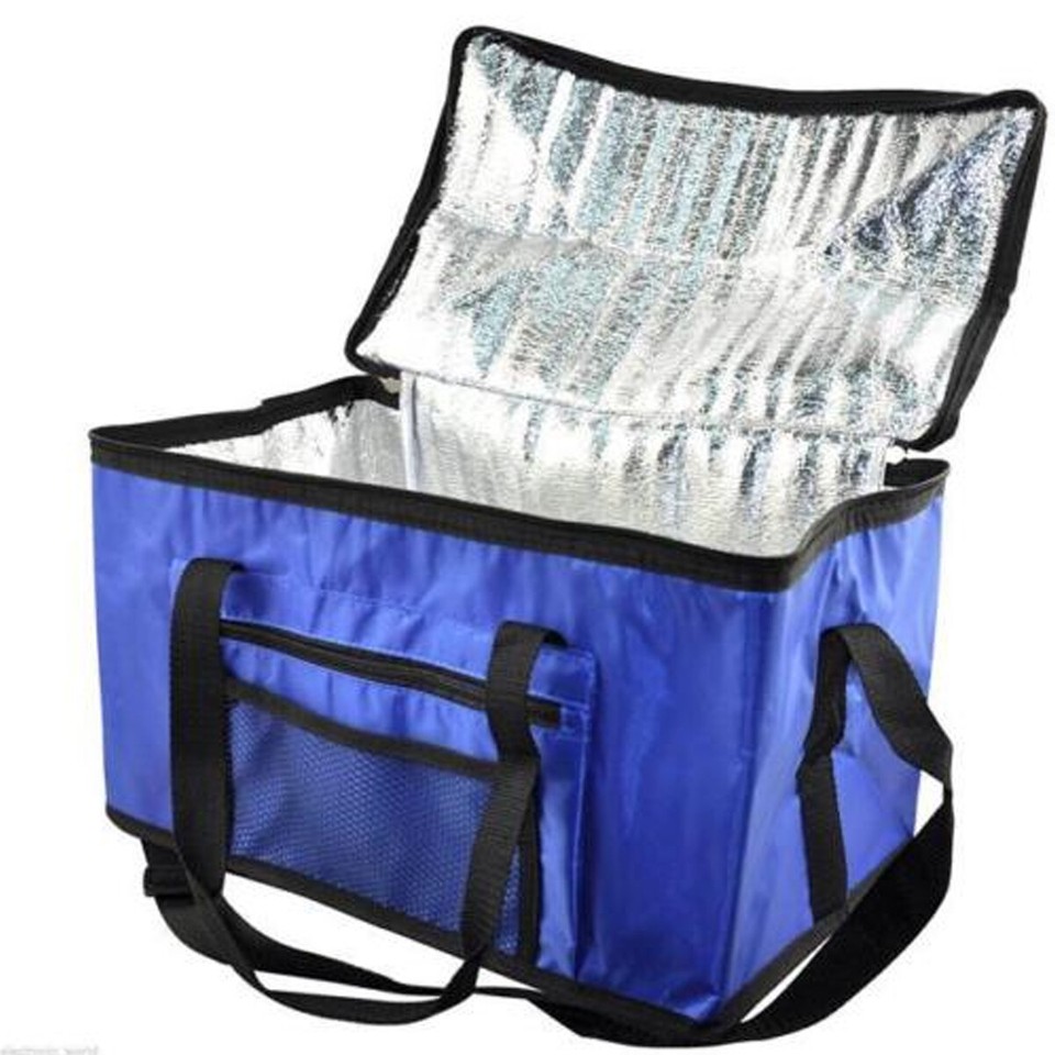 28L EXTRA LARGE COOLING COOLER COOL BAG BOX PICNIC CAMPING FOOD ICE ...
