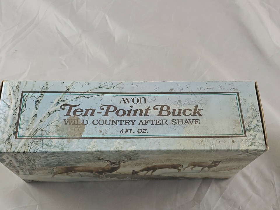 Avon Ten-Point Buck Wild Country Aftershave 6 fl. oz. New In Box. | eBay