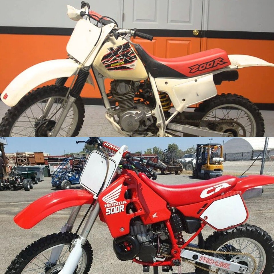 Front Number Plate For HONDA CR125, CR250, CR500, XR200R (61136-ML3-841 ...