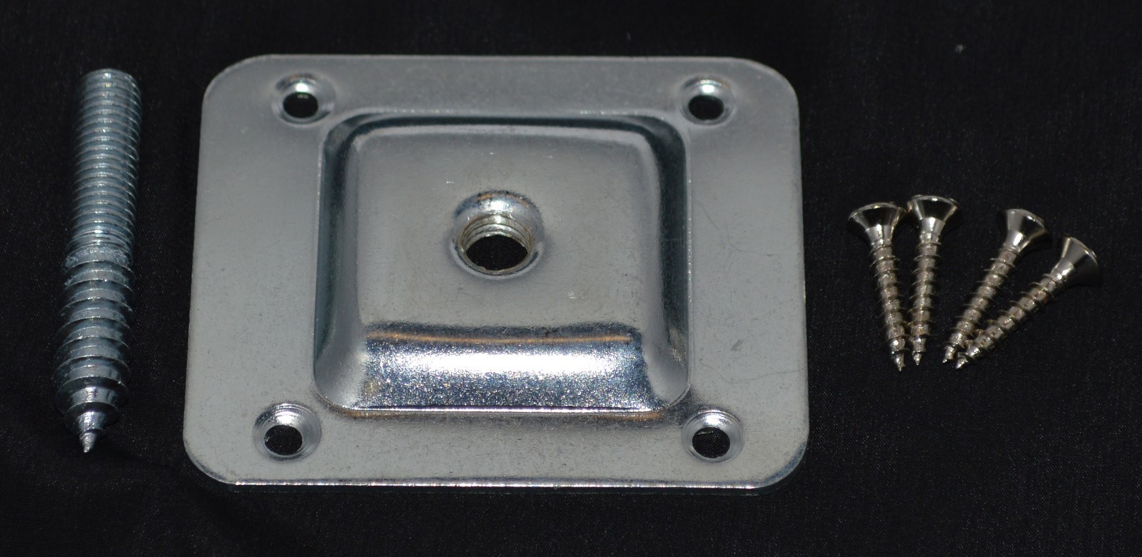 SINGLE LEG FIXING MOUNTING PLATE ANGLED LEVEL WOOD METAL DOWEL SCREW ...