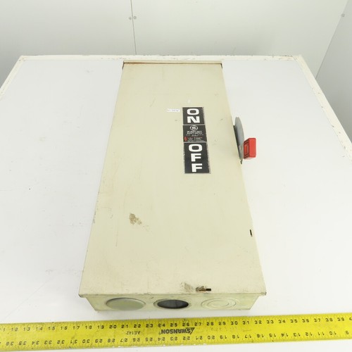 GE THN3364R 200A Heavy Duty Non-Fusible Safety Disconnect Switch 600V ...