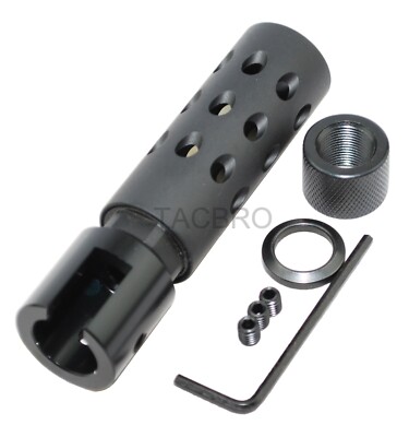 Black Ruger 1022 10/22 LR Muzzle Brake For .22 Non-Threaded 1022 | eBay