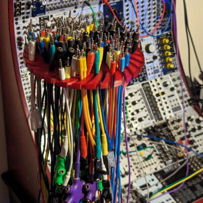 Event Horizon - Circular patch cable holder / hanger for eurorack ...