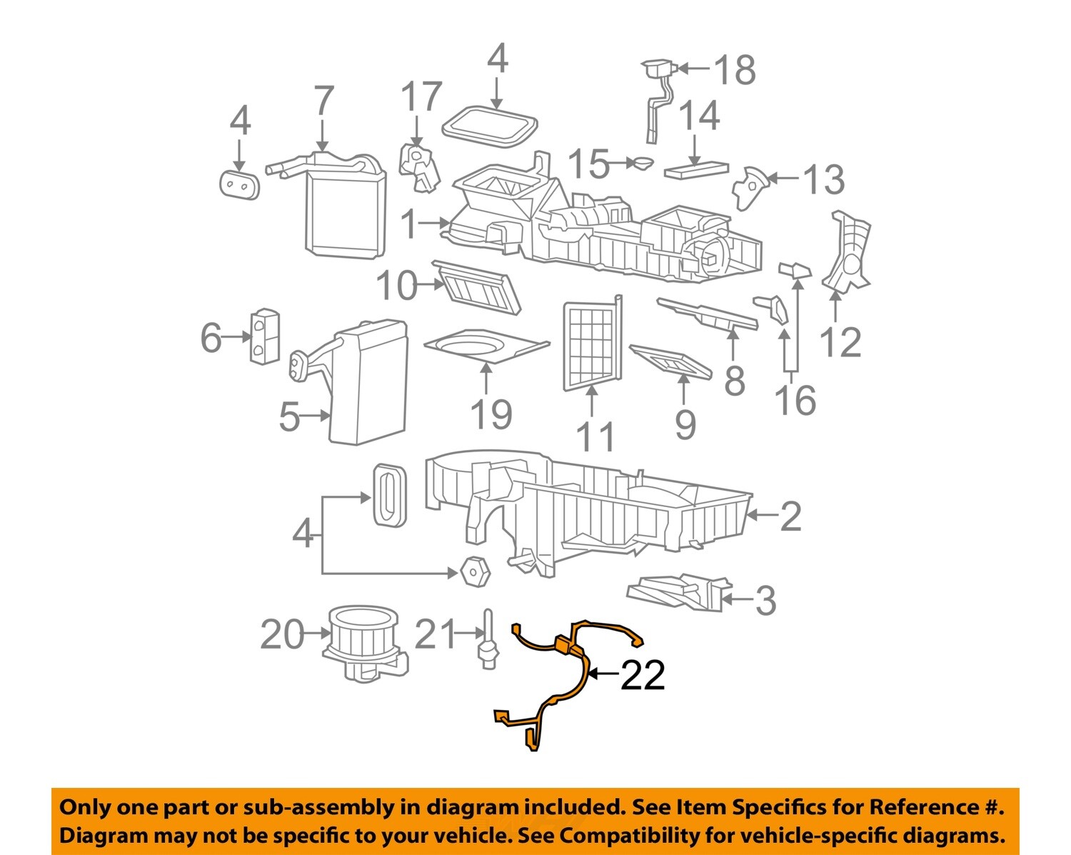 GM OEM 04-12 Canyon Evaporator Heater Components-Harness 89019303 | eBay