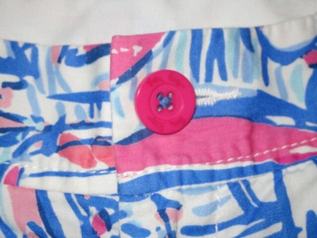 Lilly Pulitzer Red Right Return Callahan Shorts Size 0 | eBay