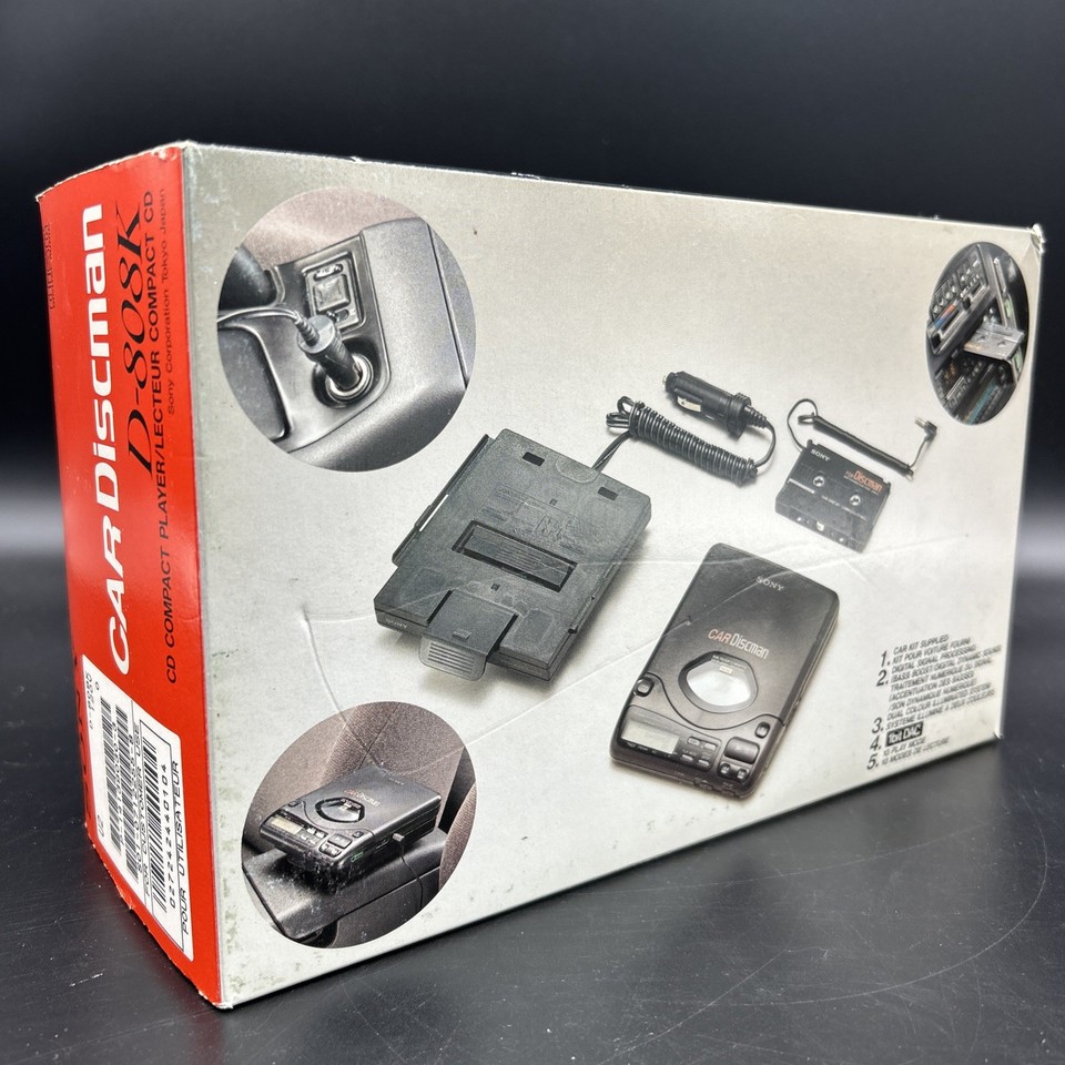 Sony Car Discman D-808K Portable CD Player with Original Box | eBay