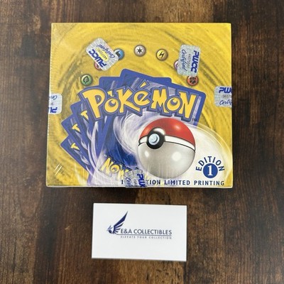 1999 Pokemon 1st Edition Base Set Booster Box Fanatics PWCC ...