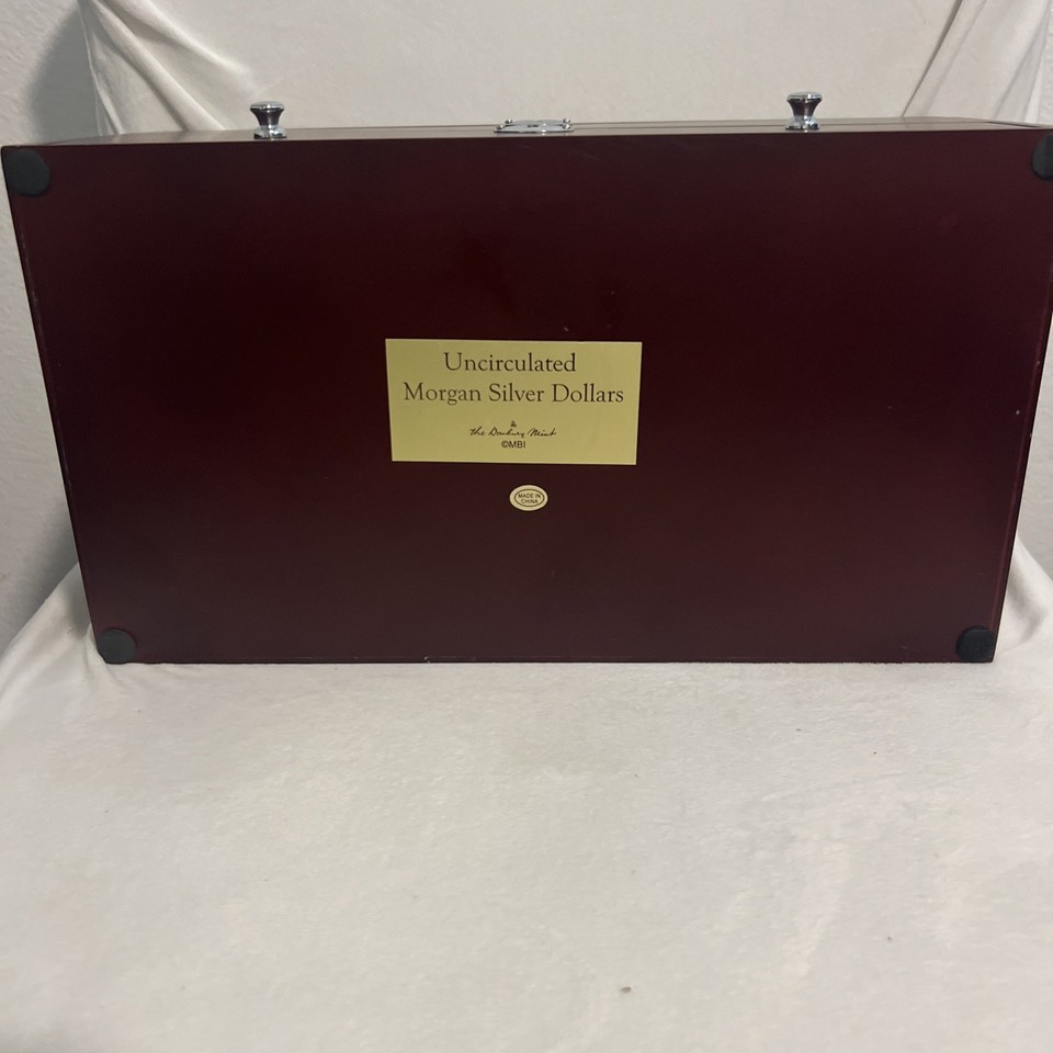 Danbury Mint Morgan Silver Dollar Collection box Case Only 16 Slots (no ...