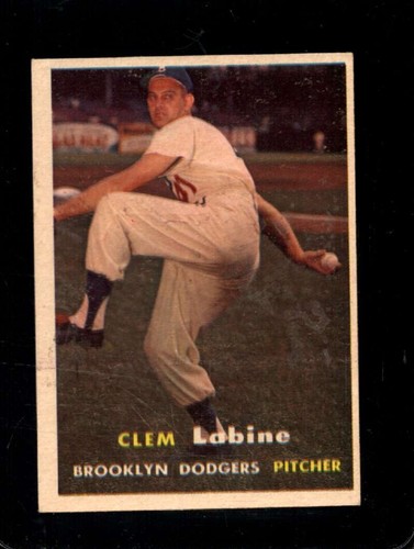 1957 TOPPS #53 CLEM LABINE EX DODGERS *X66599 | eBay