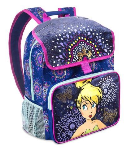 AUTHENTIC DISNEY TINKER BELL FAIRIES SCHOOL BACKPACK BAG LIGHT UP ...