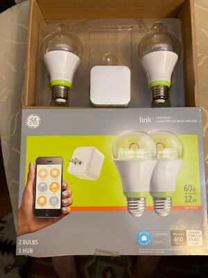 GE Link Starter Kit with LED Bulbs and Hub | eBay