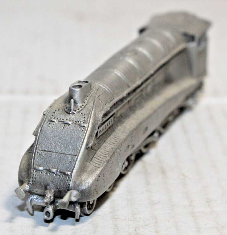 Danbury Mint Pewter Train American Steam Engine Locomotive 1985 Mallard ...