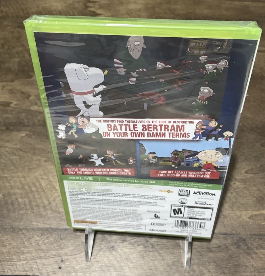 Family Guy: Back to the Multiverse (Xbox 360) / MINT SEALED NIB / RARE ...