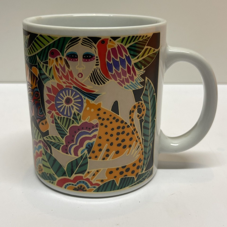 Laurel Burch 1995 Coffee Mug Songs Of The Earth Signed! | eBay UK