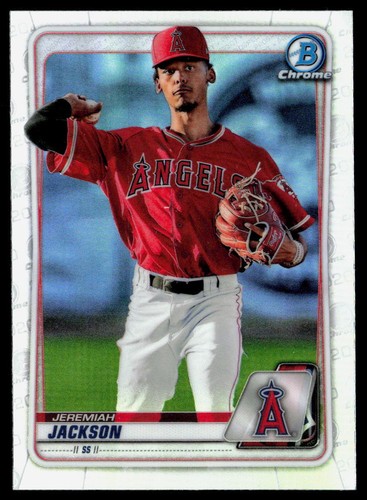 Jeremiah Jackson 2020 Bowman Draft Chrome Refractor #BD-169 MNT | eBay