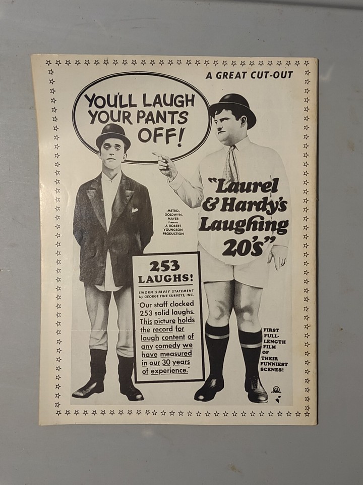 VINTAGE The History of Laurel & Hardy Magazine April 1976 Collect ...
