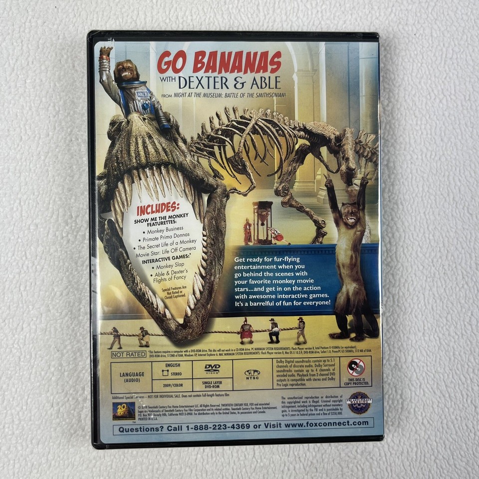 Monkey Mischief (DVD 2009) Night at the Museum | eBay