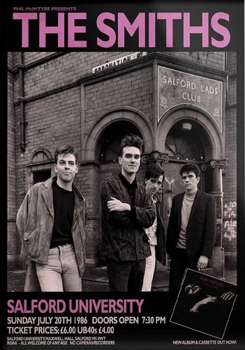 The Smiths Salford 1986 Concert - Multi-Size Prints and Posters | eBay