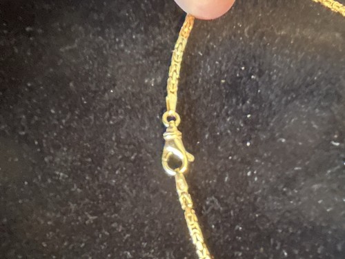 14K Yellow Gold Curb Chain 20 inch 13.9grams Necklace Lobster Closure ...