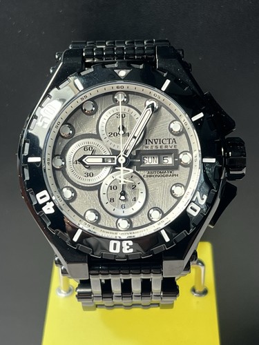 Invicta Reserve 52mm Excursion Swiss Valjoux 7750 Auto Chrono Meteorite ...