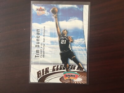 2000 - 01 fleer ultra Tim duncan air club for men insert 4 of 15 AC | eBay