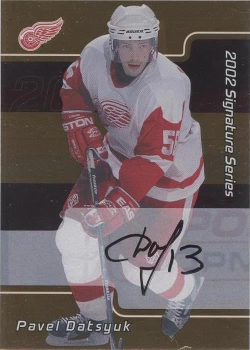 2001-02 In the Game Be A Player Signature Series - Pavel Datsyuk #233 ...