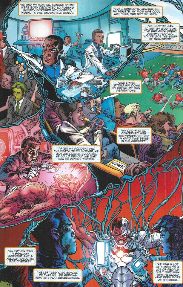 Cyborg Comic 1 First Print Cover A Edwin Galmon 2023 Morgan Hampton Tom ...