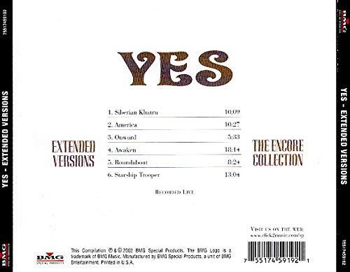 Extended Versions - Yes - Audio CD - Good | eBay