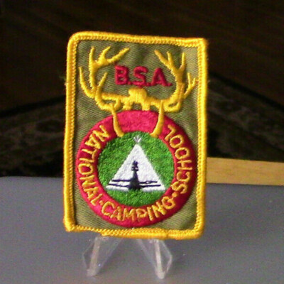 Vintage BSA : B.S.A. National Camping School Patch | eBay
