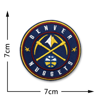 Denver Nuggets NBA Patch Iron/Sew On Basketball Embroidered Finals | eBay