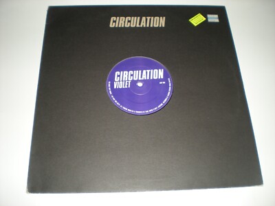 RECORD - CIRCULATION violet Paul Davis Matt Jackson house music dj vinyl 12" | eBay