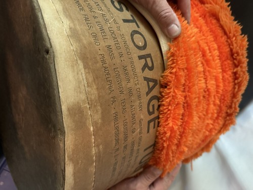 Orange Vtg 60s 70s Mushroom Foot Stool Rest Groovy Mod Retro MCM ...