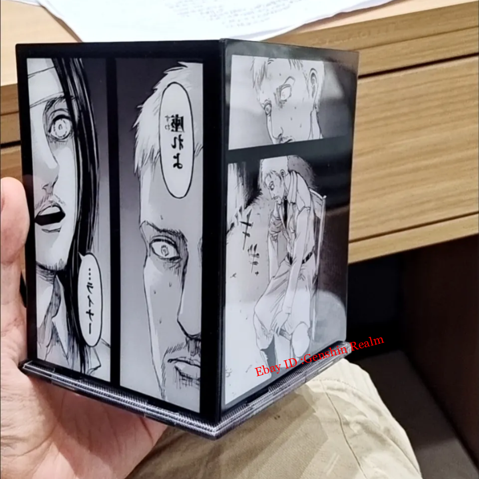 Anime Attack On Titan Reiner Classic scene Desktop Stand Figure ...