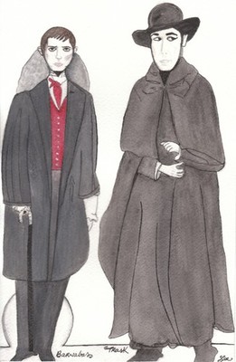Barnabas Collins & Reverend Trask Original DARK SHADOWS Paper Dolls #7 ...