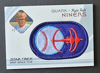 2018 Star Trek Deep Space Nine Heroes And Villains Baseball Patch Quark ...